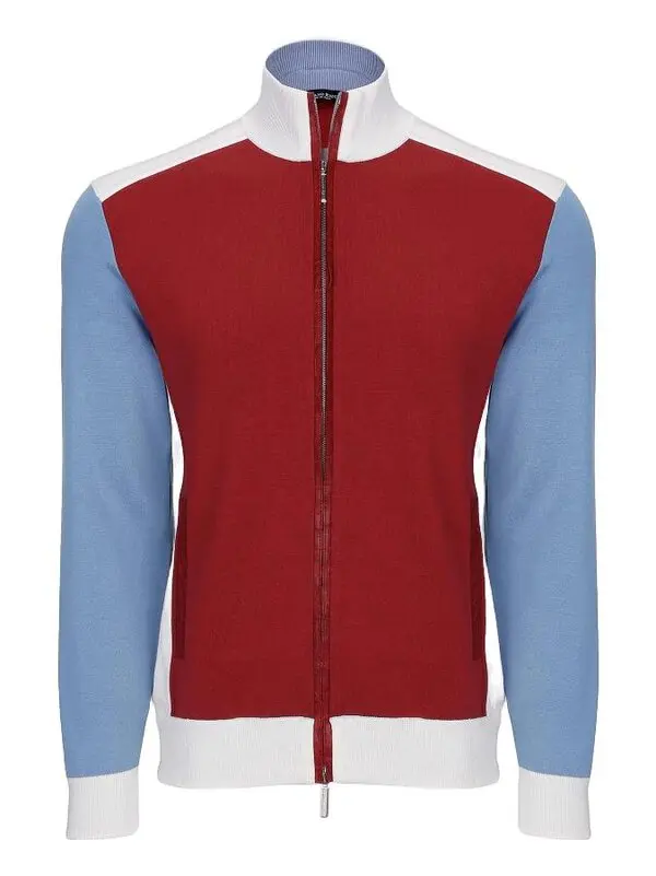 Stefano Ricci Blouson Sweater Jacket - Red