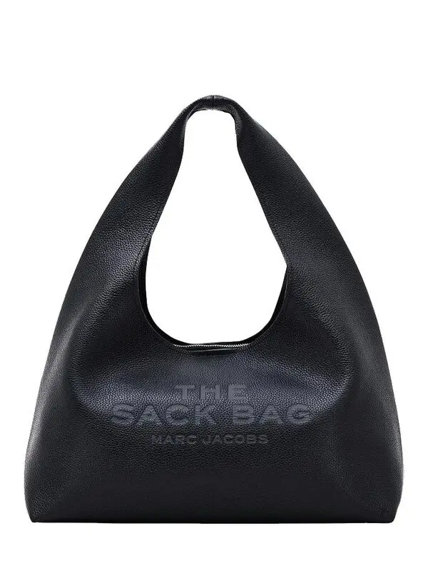 Marc Jacobs The Sack Leather Shoulder Bag - Black