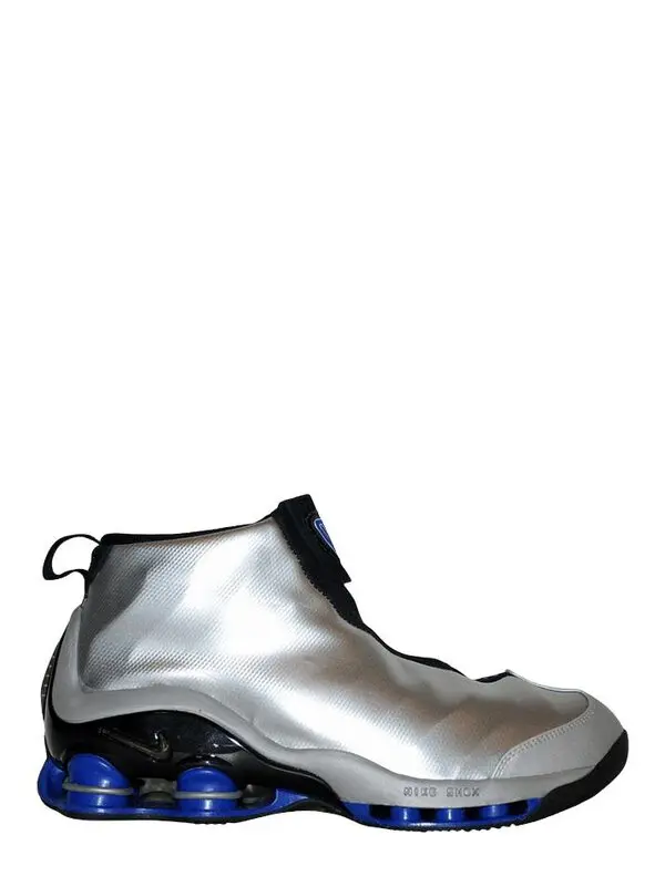 Nike Shox Vc Metallic Silver Athletic Sneakers - Metallic Silver/black/varsity Royal