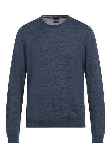 BOSS Virgin Wool Sweater - Navy