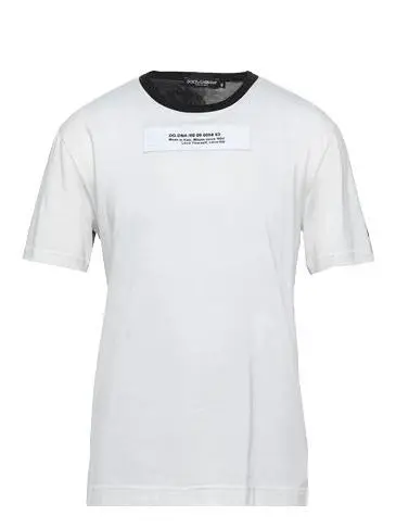 Dolce & Gabbana T-shirt Size Cotton, Viscose, Polyurethane, Polyester - White
