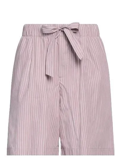 BIRKENSTOCK X TEKLA Striped High-waisted Shorts - Purple