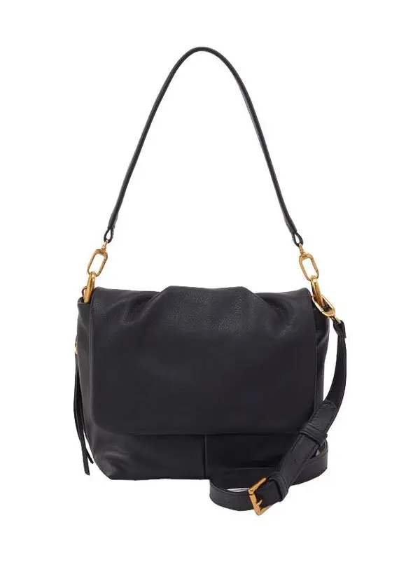 Hobo Harley Leather Shoulder Bag - Black