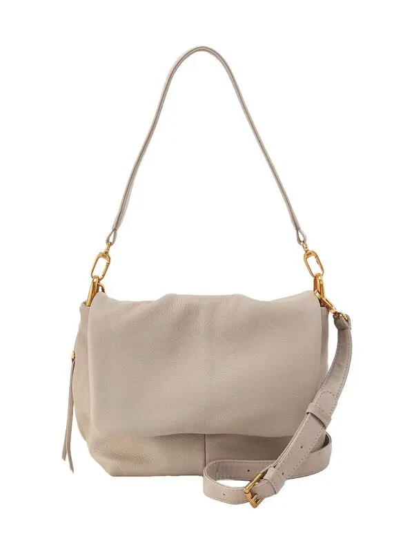 Hobo Harley Leather Shoulder Bag - Taupe