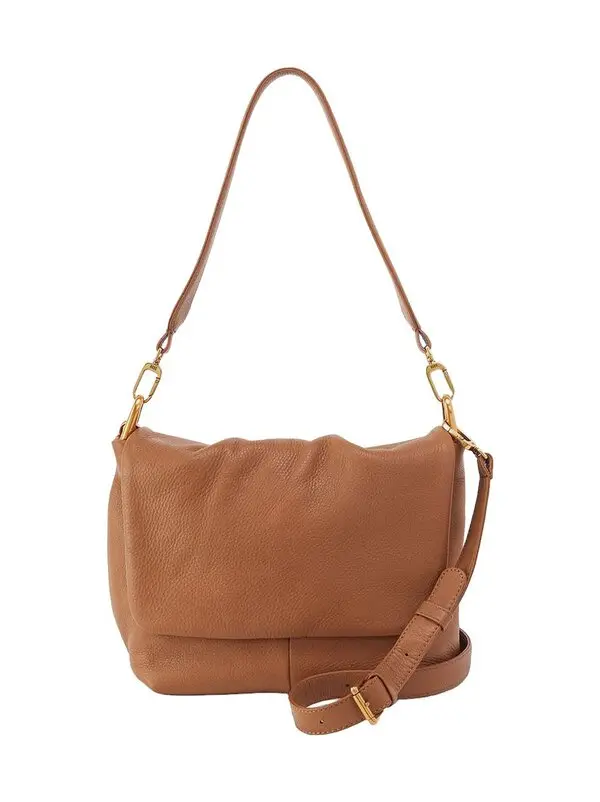 Hobo Harley Leather Shoulder Bag - Warm Honey