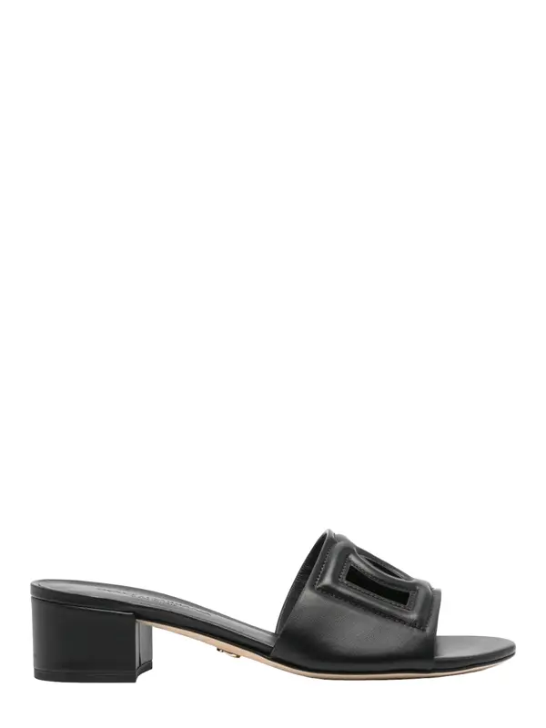 Dolce & Gabbana Dna 40mm Dg Millennials Mules - Black