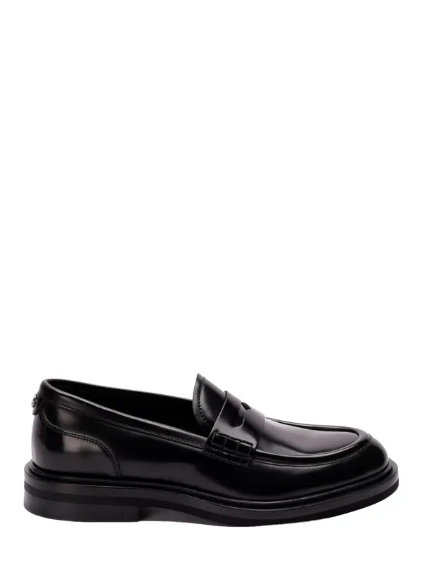 Dolce & Gabbana Leather Loafers - Black