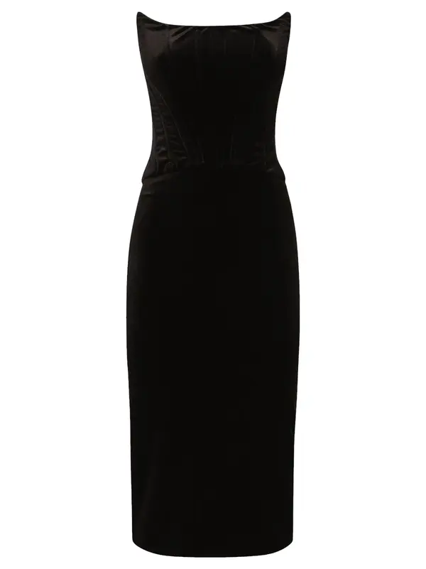 Dolce & Gabbana Strapless Dress - Black