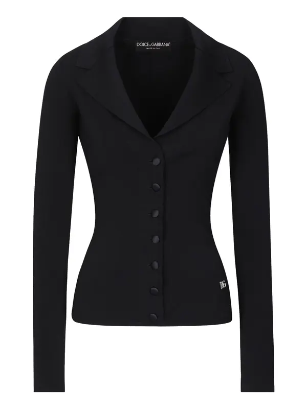 Dolce & Gabbana Button-up Jacket - Black