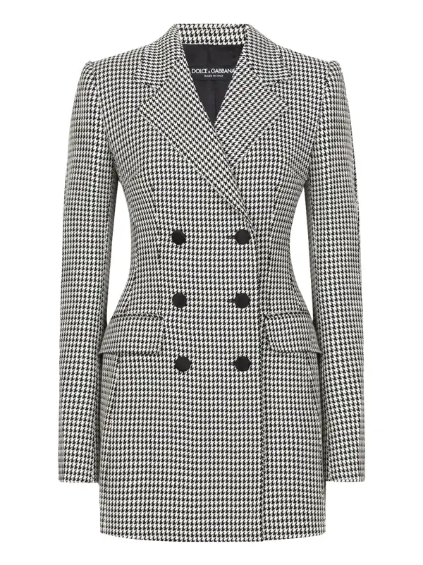 Dolce & Gabbana Check Pattern Jacket - Grey