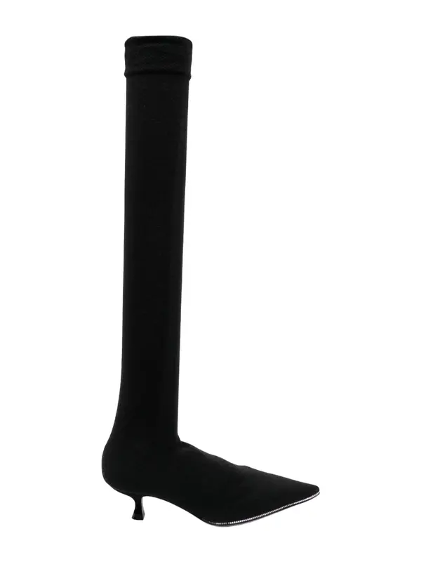 Rene Caovilla 40mm Above-knee Boots - Black