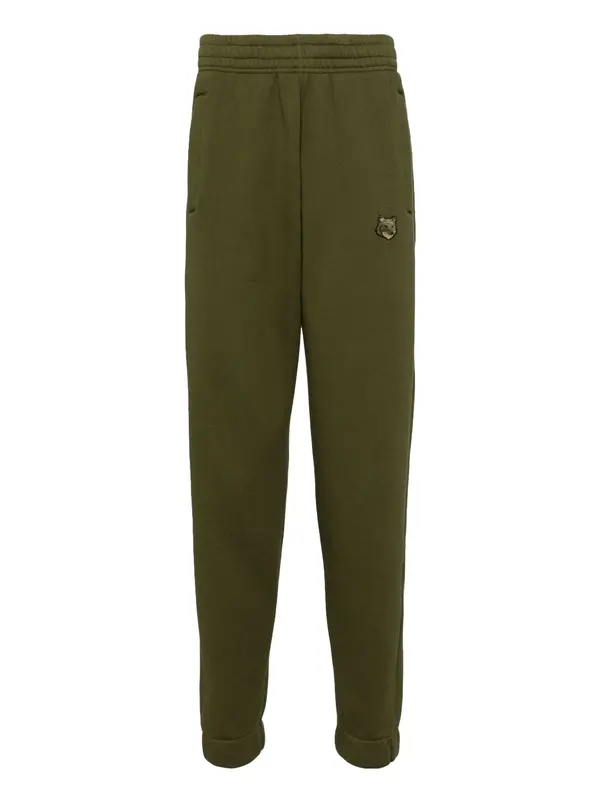 Maison Kitsuné Signature Fox Motif Track Pants - Green