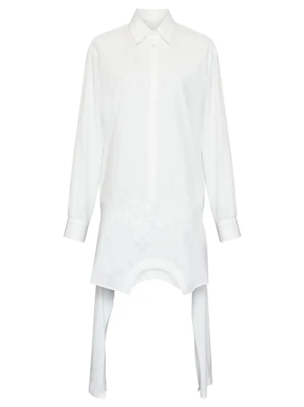 MAISON MARGIELA Asymmetric Shirt Dress - White