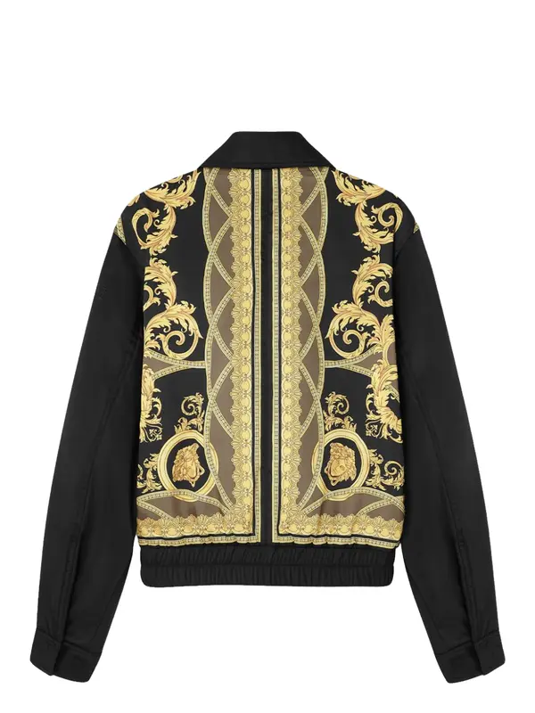 Versace La Coupe Des Dieux Bomber Jacket - Black