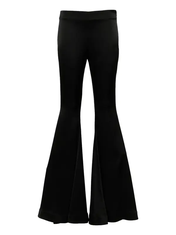 Amen High-waisted Flared Trousers - Black