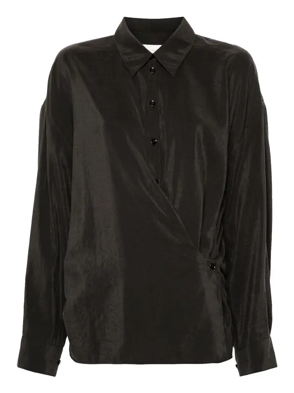 LEMAIRE Twisted Shirt - Black