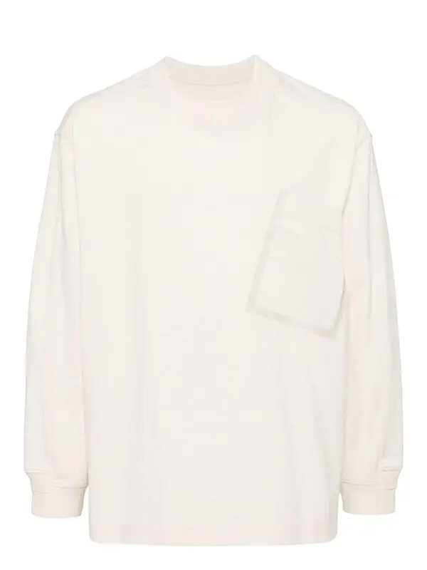 CROQUIS Loose Long Sleeves T-shirt - Neutrals