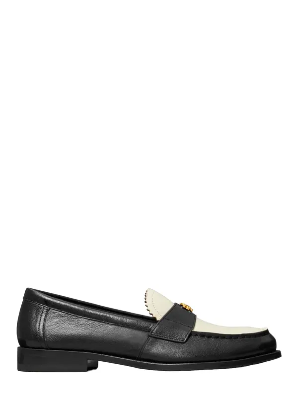 Tory Burch Leather Loafers - Black