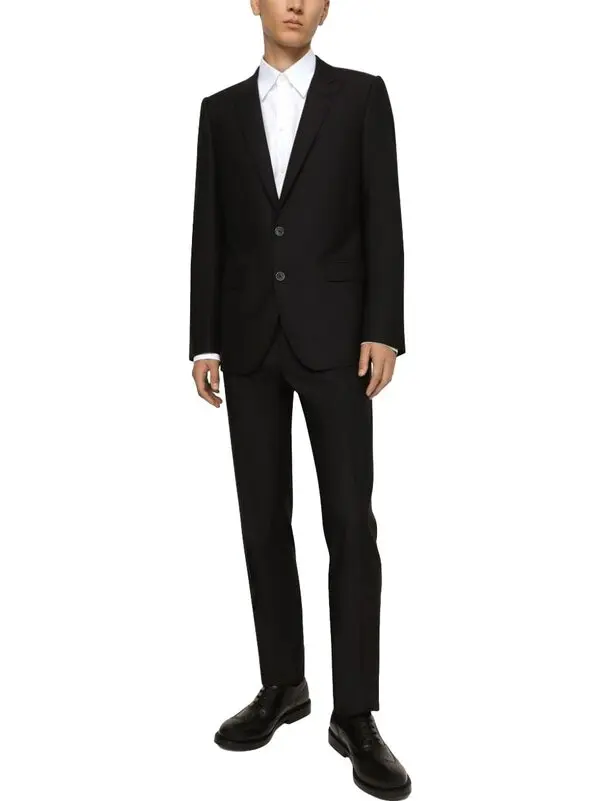 Dolce & Gabbana Classic-collar Cotton Shirt - White