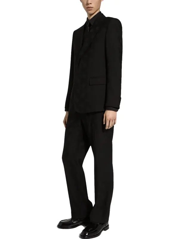 Dolce & Gabbana Drawstring Slim-fit Trousers - Black