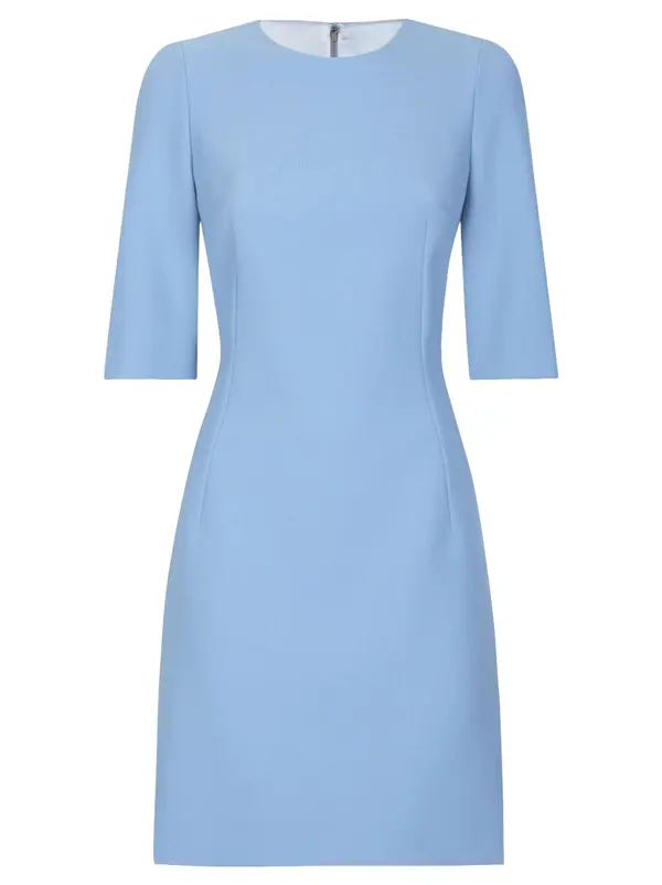 Dolce & Gabbana Dna Short-sleeve Mini Dress - Blue