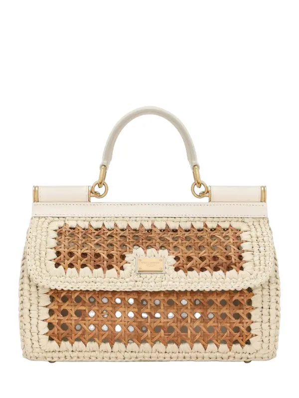 Dolce & Gabbana Sicily Handheld Bag - Neutrals