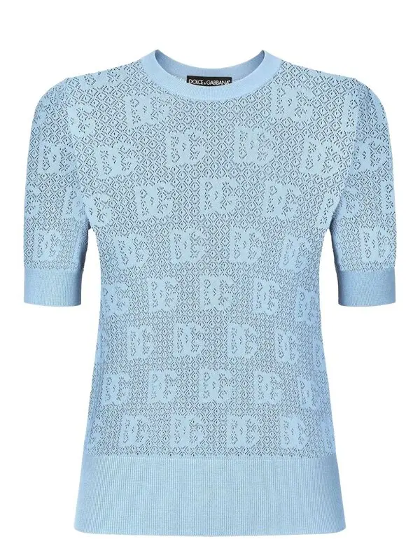 Dolce & Gabbana Dna Logo Top - Blue