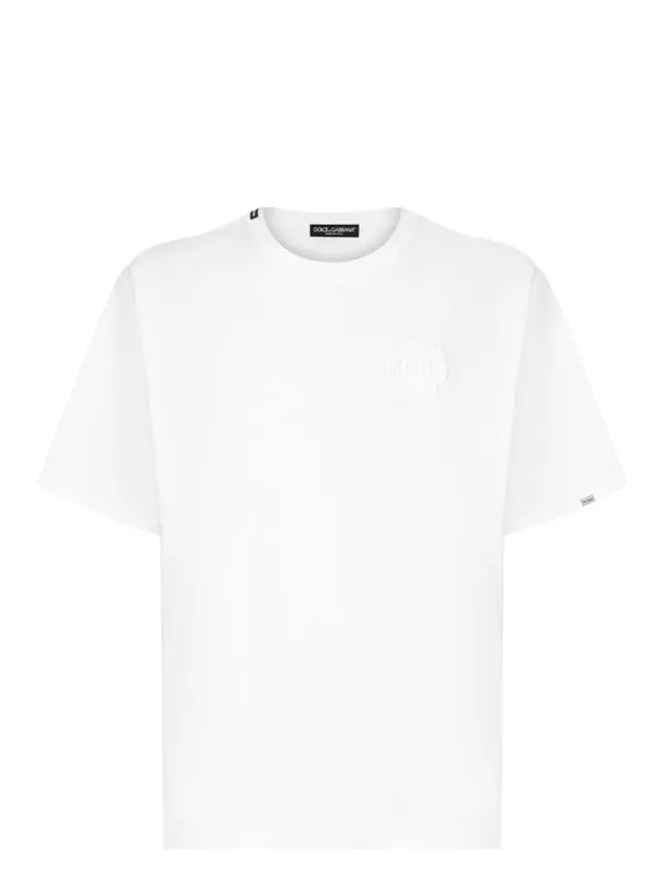 Dolce & Gabbana Embroidered Logo T-shirt - White