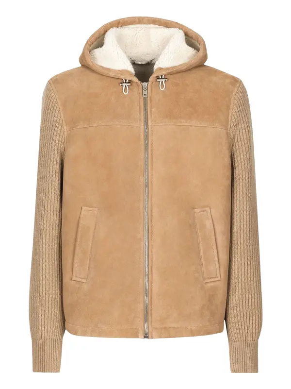 Dolce & Gabbana Hooded Jacket - Neutrals