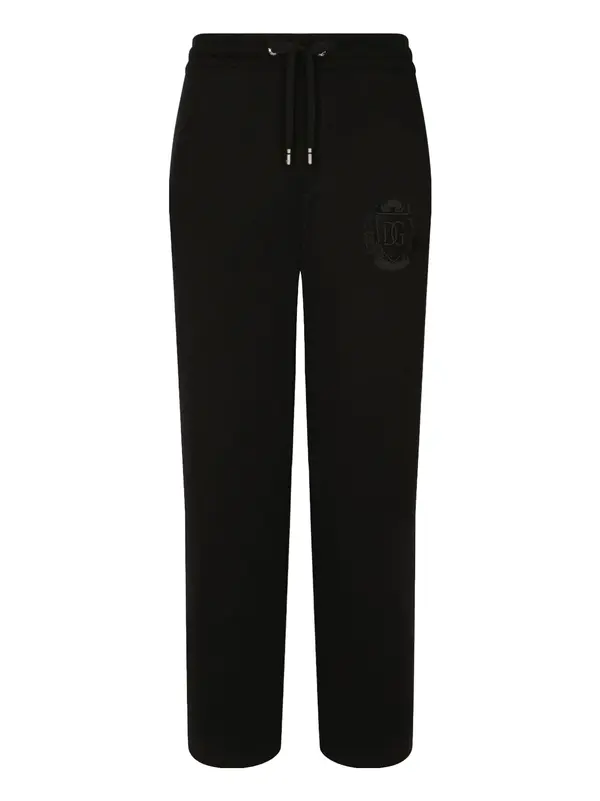 Dolce & Gabbana Logo-embroidered Track Pants - Black