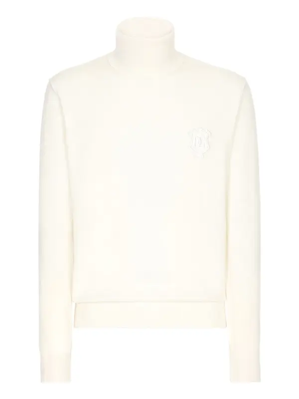 Dolce & Gabbana Roll-neck Cashmere Jumper - Neutrals