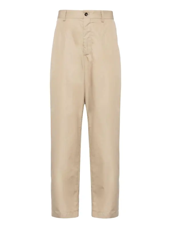 Dolce & Gabbana Poplin Trousers - Brown