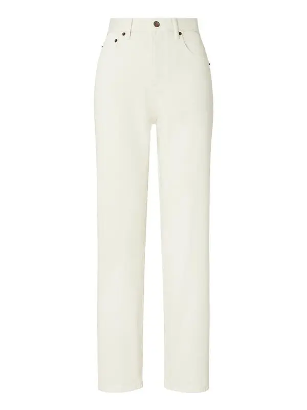 Tory Burch Slim Jean - Soft Oatmeal