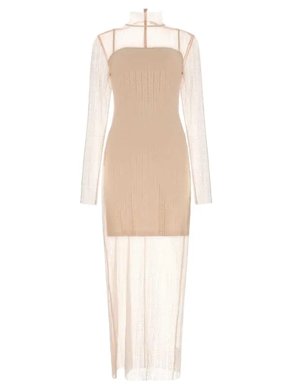 Givenchy Lace 4g Dress - Pink