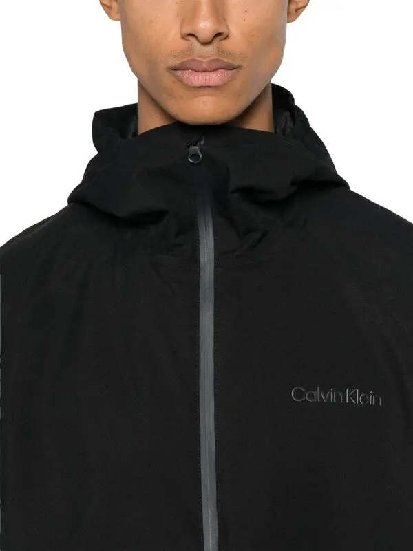 Calvin Klein Raised-logo Jacket - Black