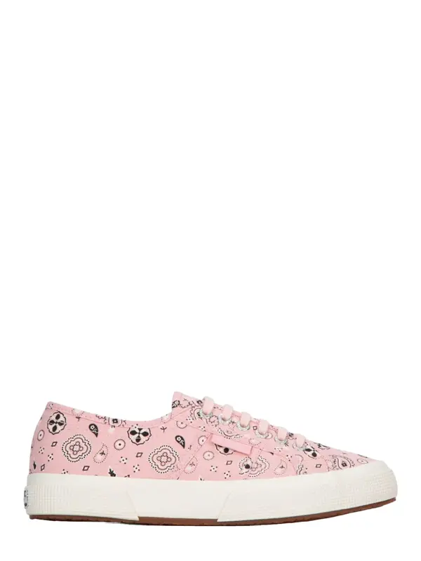 Superga 2750 Bandana Print Sneakers - Pink