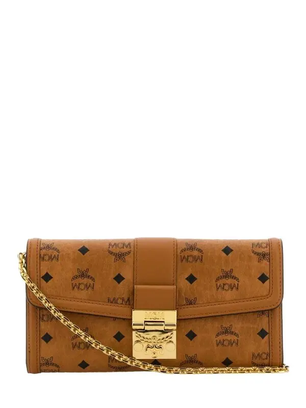 Mcm Tracy Wallet - Brown