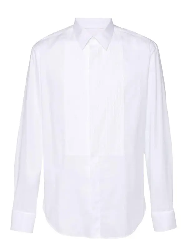 Giorgio Armani Pleated Shirt - White