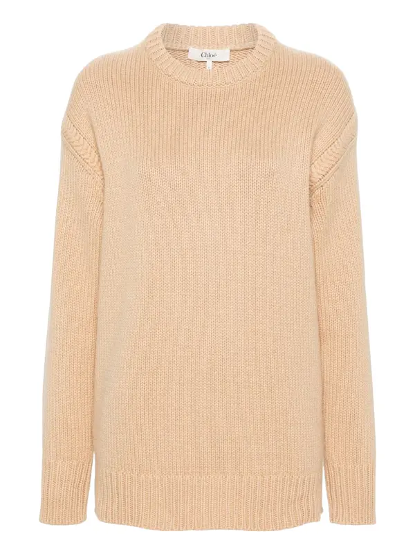 Chloé Crew-neck Sweater - Brown