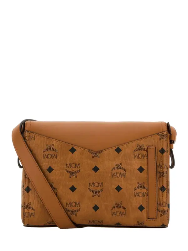 Mcm Diamant 3d Crossbody Bag - Brown