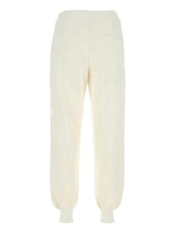 Alexander McQueen Cotton Track Pants - White