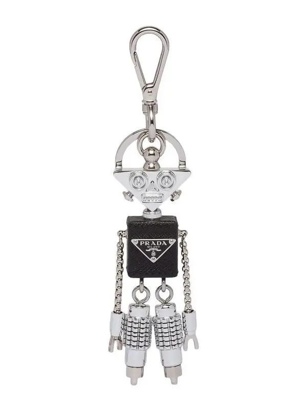 Prada Robot Saffiano Leather Bag Charm - Multicolored