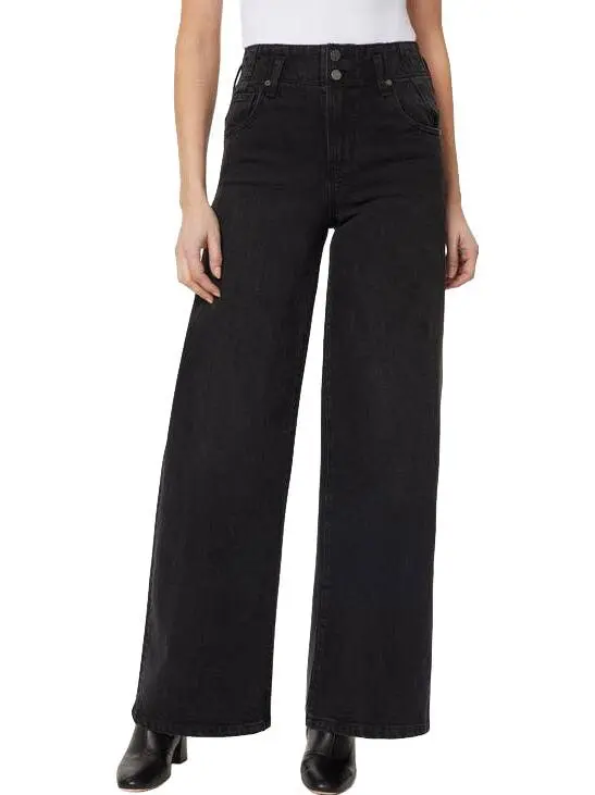 Habitual Easton Wide Leg Jeans - Washed Black