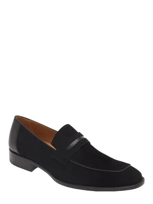 Mezlan Galeno Penny Loafer - Black