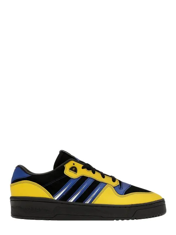 Adidas Rivalry 86 Low Wolverine Sneakers - Core Black/team Yellow/team Royal Blue