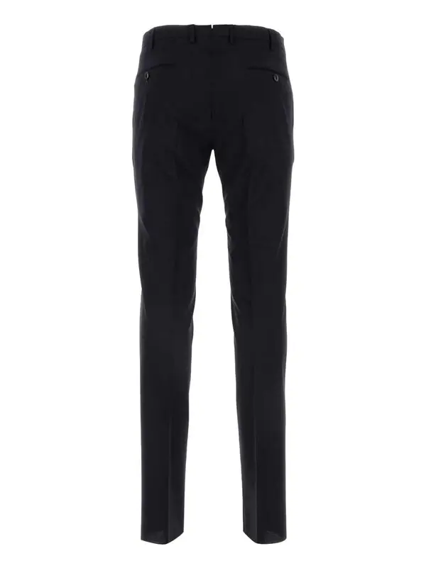 PT TORINO Pressed-crease Tailored Trousers - Blue