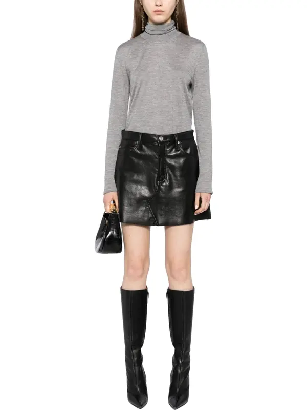 TOM FORD Turtleneck Knitted Top - Grey