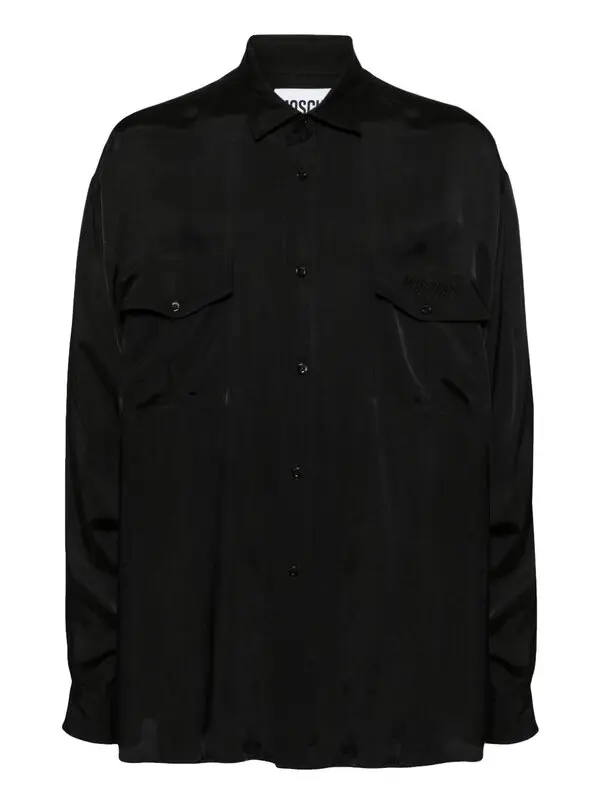 Moschino Long Sleeves Shirt - Black