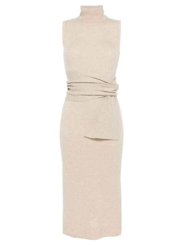 MAISON MARGIELA Knitted Midi Dress - Neutrals