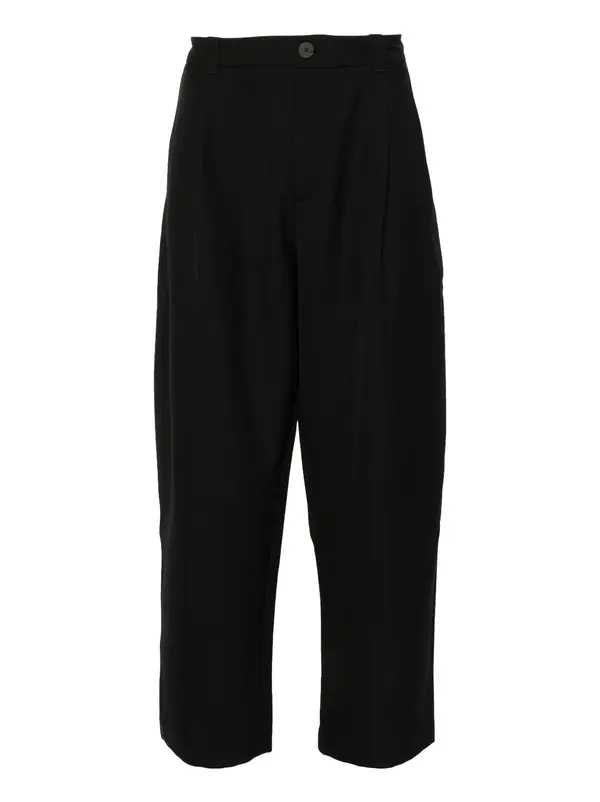 Studio Nicholson Tuck Trousers - Black
